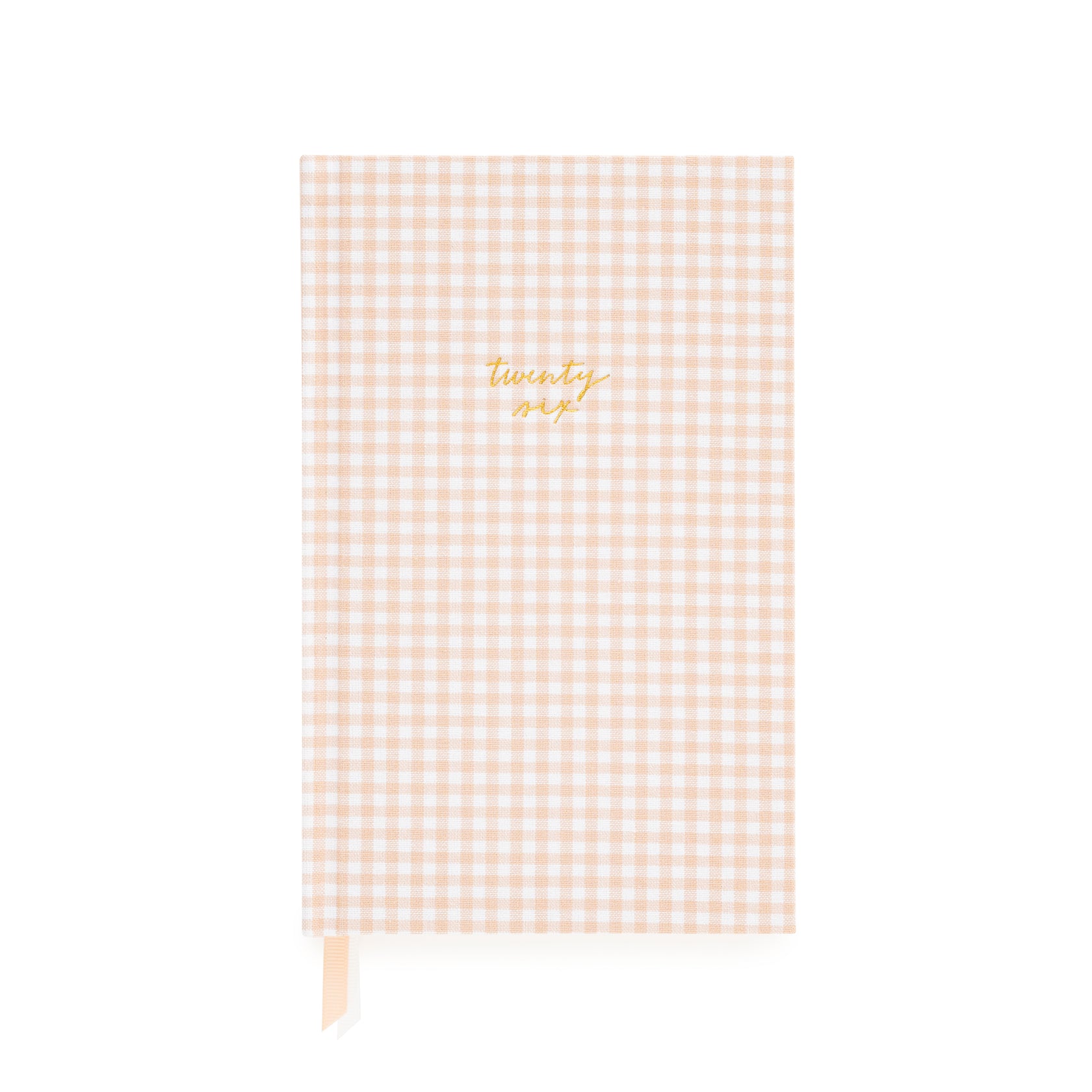 2026 Pink Gingham Small Bound Planner | Sugar Paper