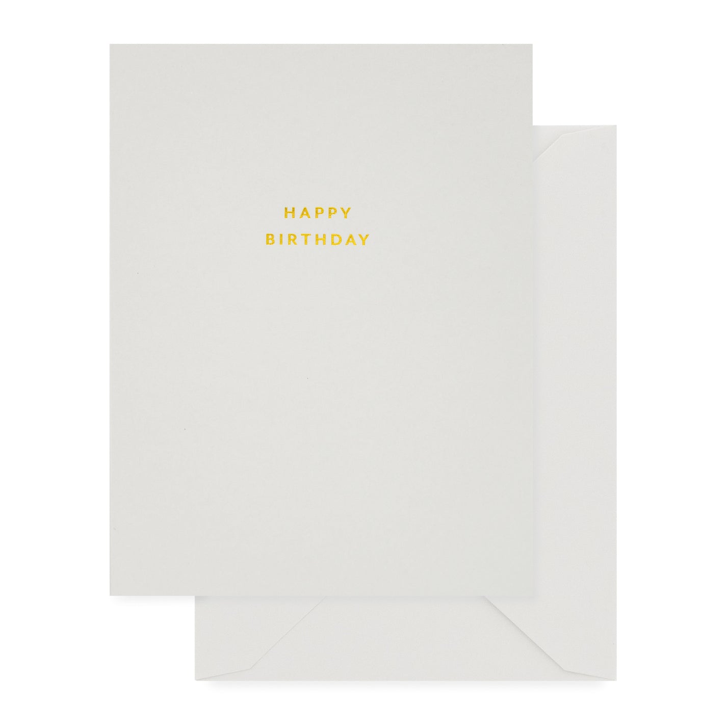 Grey Happy Birthday Card | Sugar Paper
