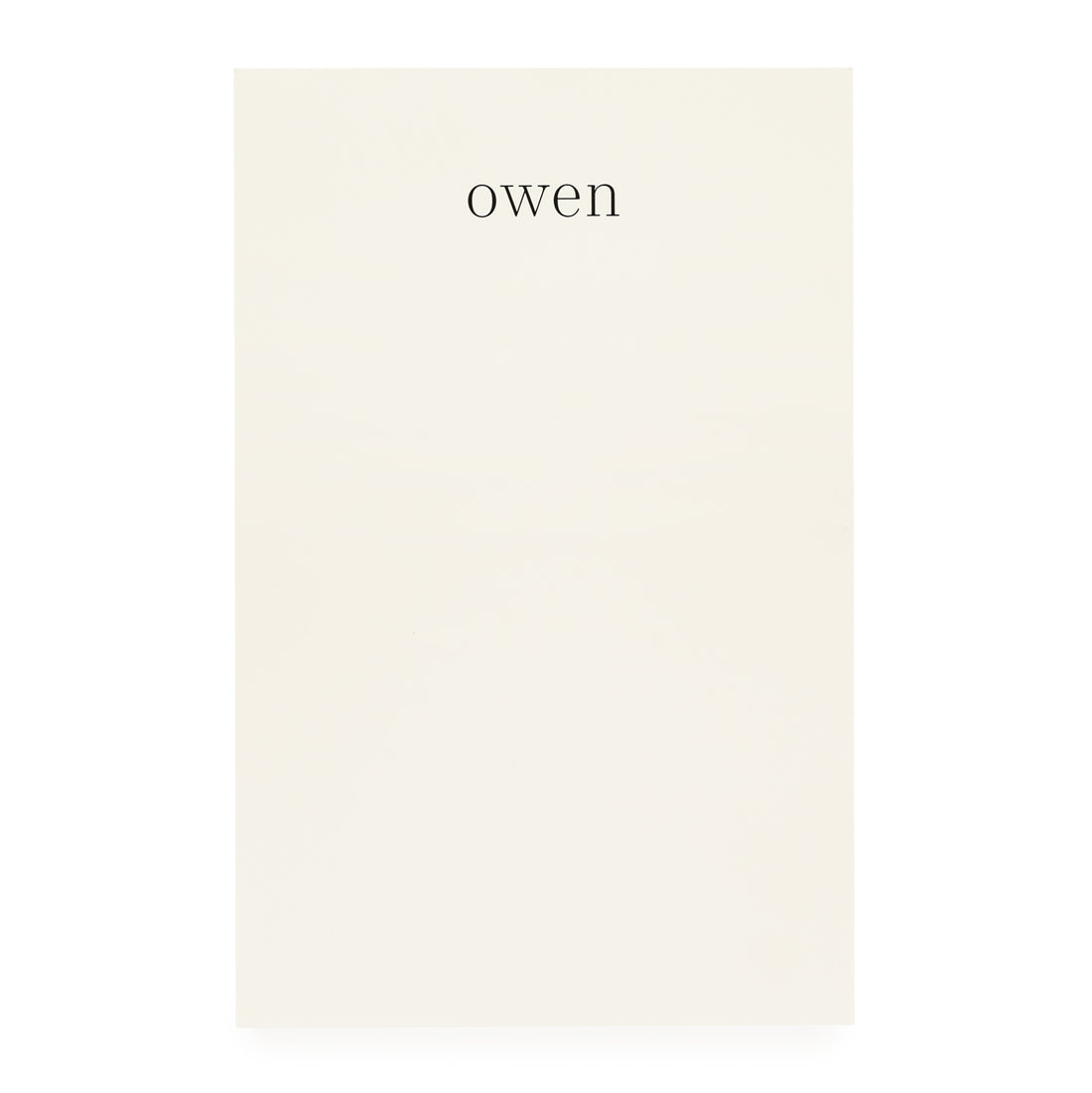 White Custom Notepad | Sugar Paper