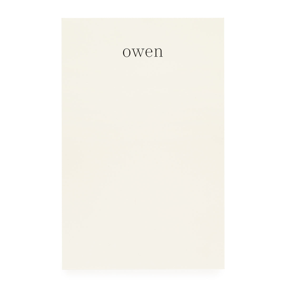White Custom Notepad | Sugar Paper