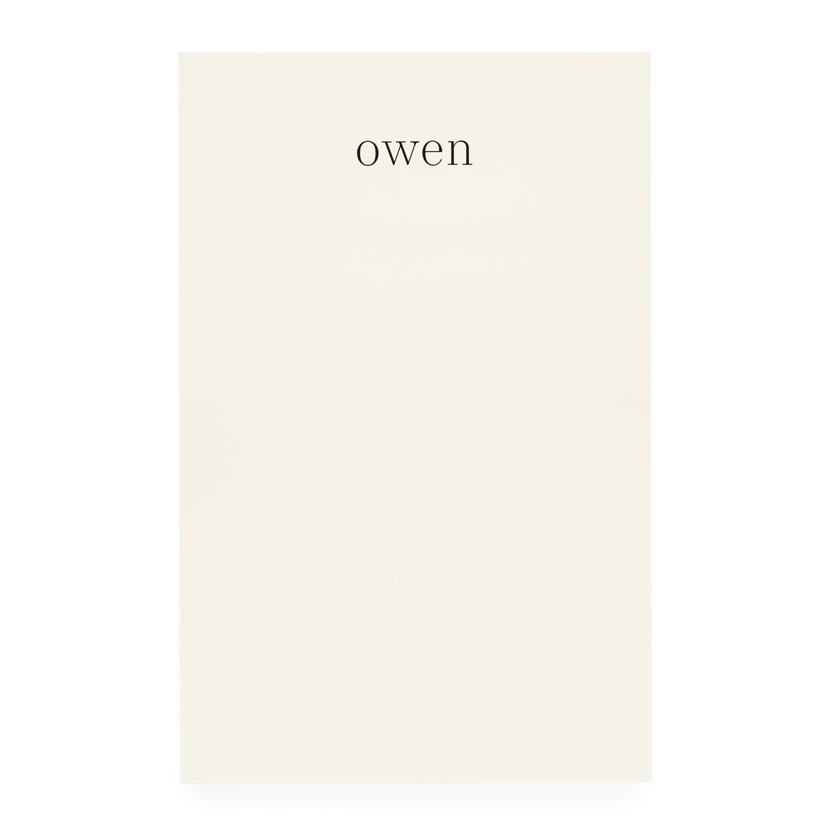 White Custom Notepad | Sugar Paper