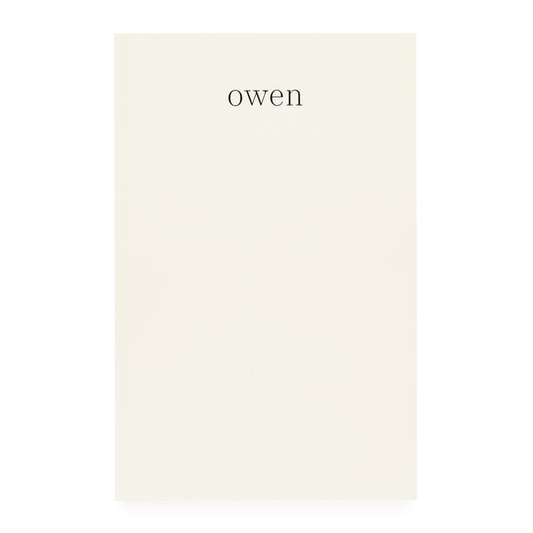 White Custom Notepad | Sugar Paper