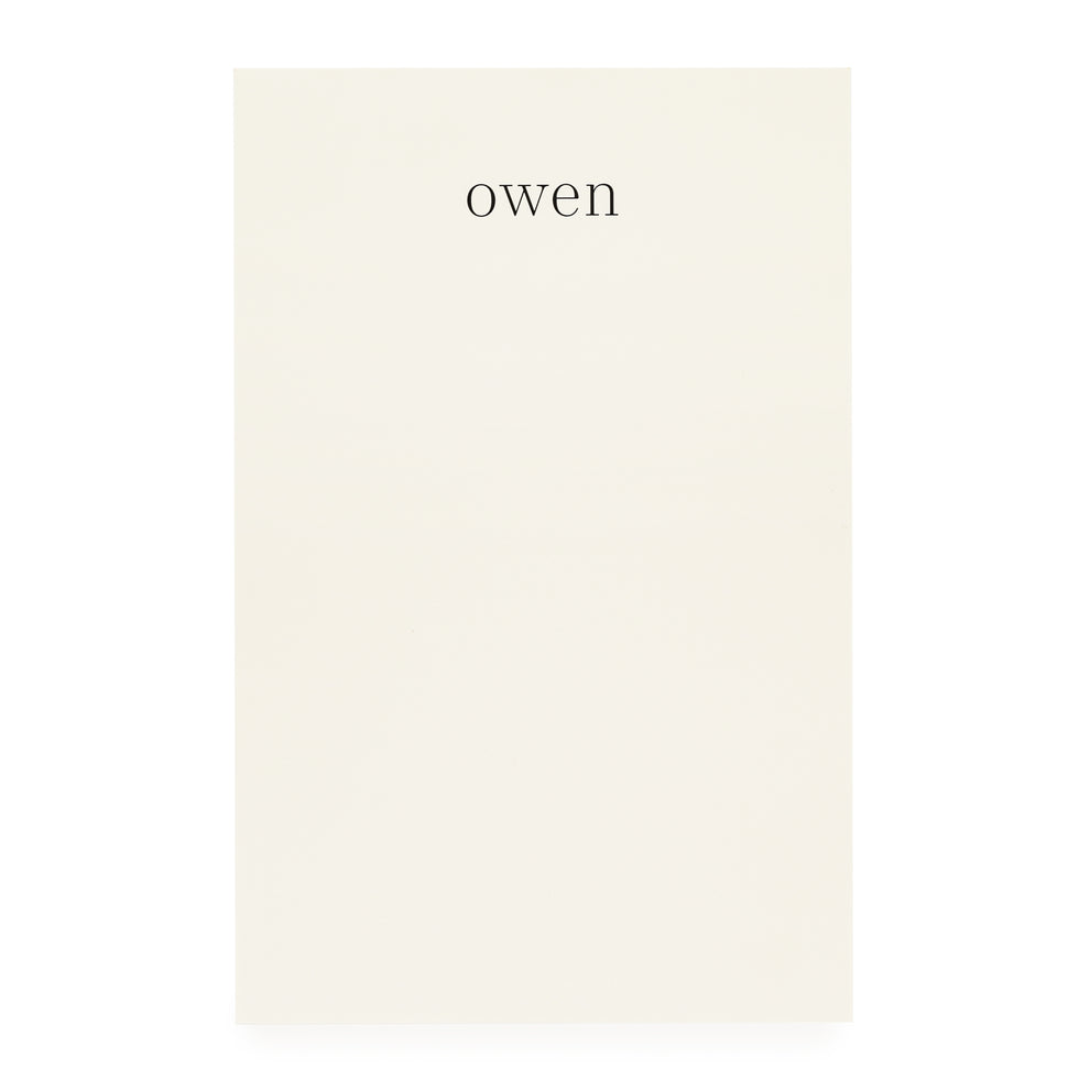 White Custom Notepad | Sugar Paper