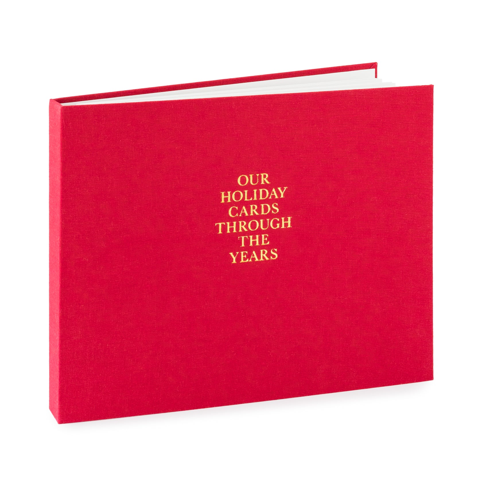 Red Holiday Card Keepsake Book | Sugar Paper