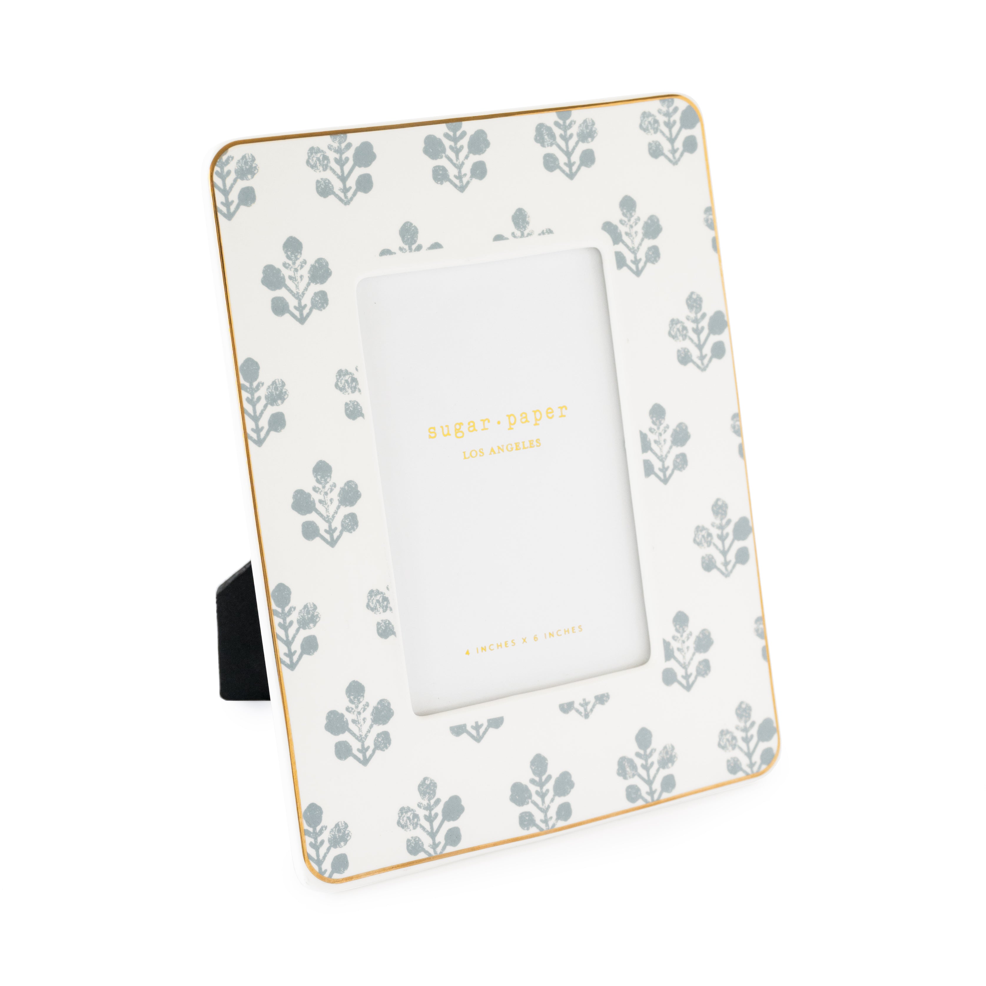 Dusty Blue Floral Frame | Sugar Paper