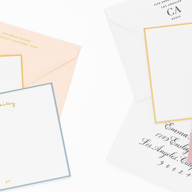 Custom Stationery – Sugar Paper