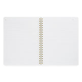 Spiral Bound Notebook, Grey Stripe | Sugar Paper
