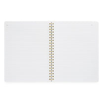 Spiral Bound Notebook, Grey Stripe | Sugar Paper