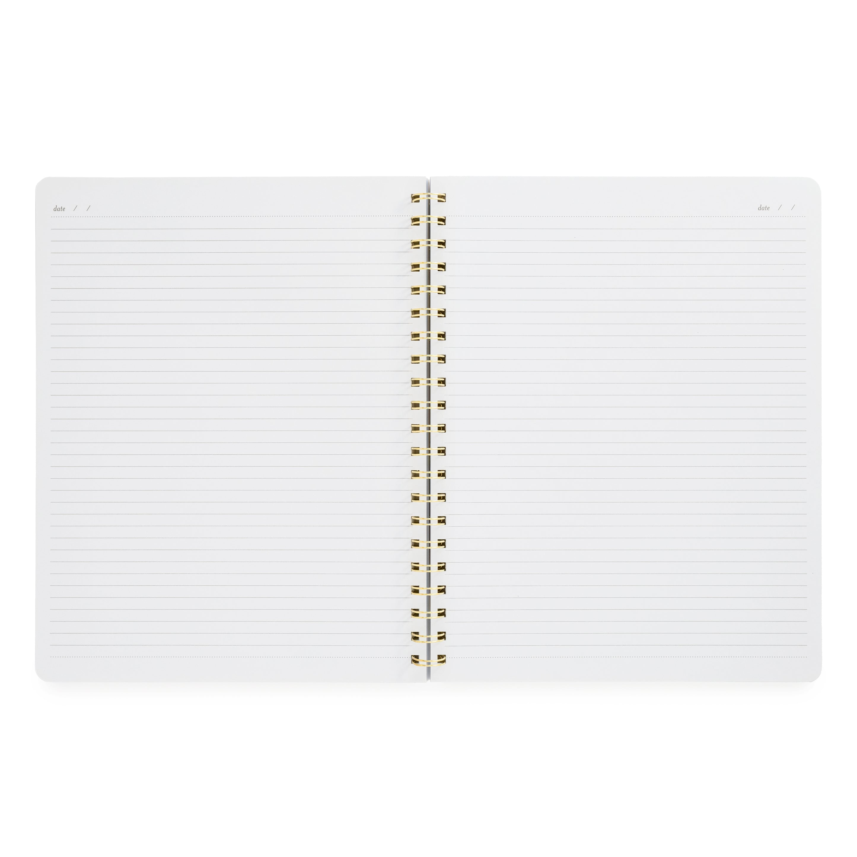 Spiral Bound Notebook, Grey Stripe | Sugar Paper