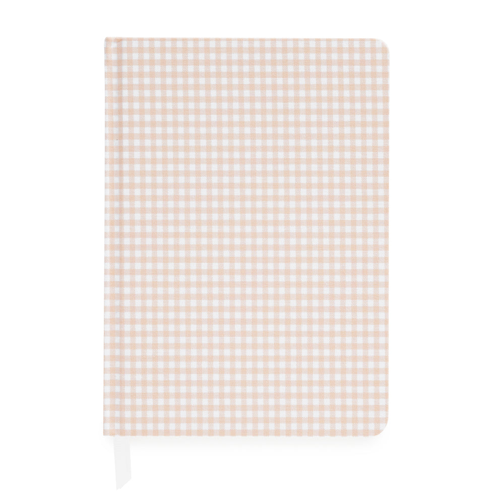 Hardcover Lined Journal Journal, Pink Gingham – Sugar Paper