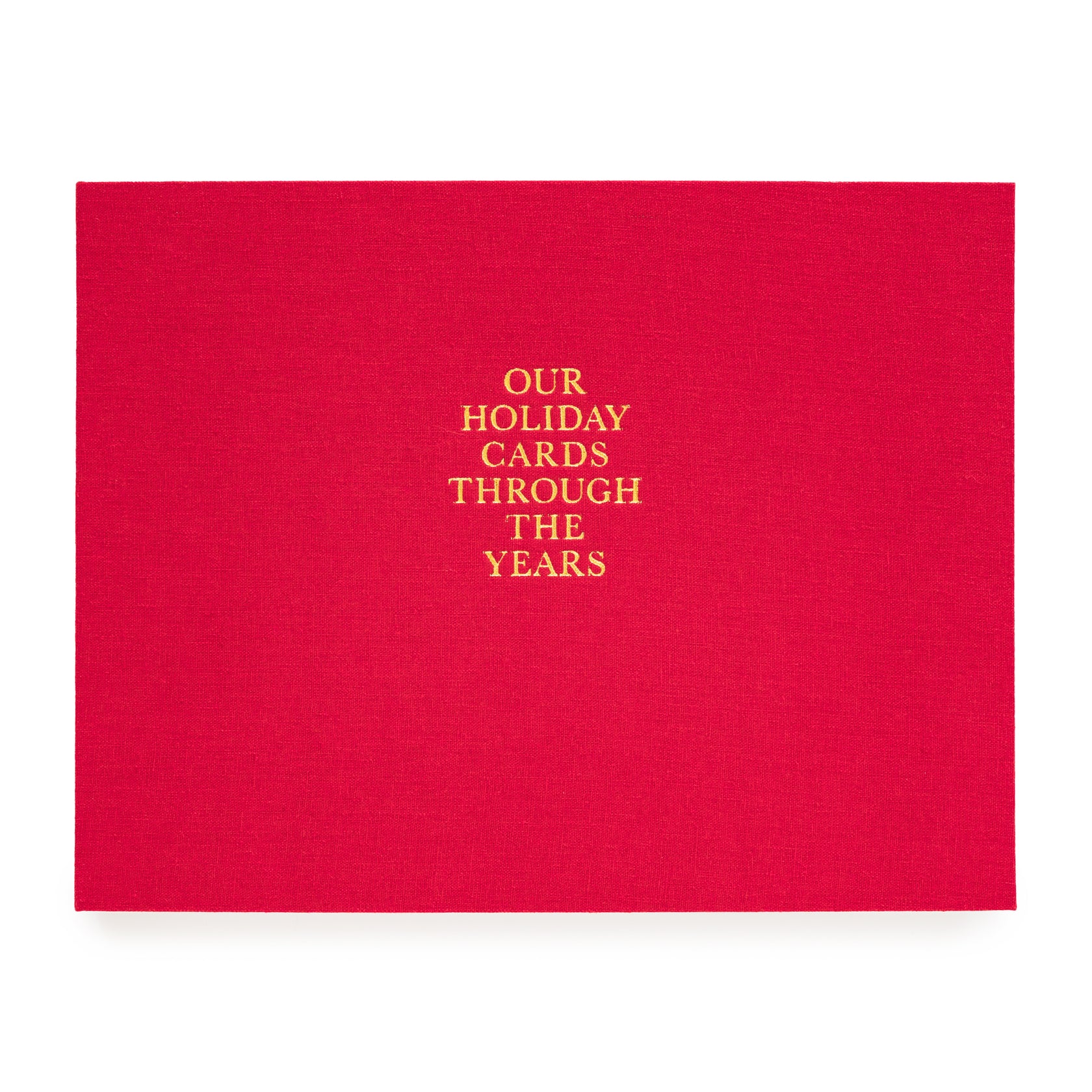 Red Holiday Card Keepsake Book | Sugar Paper