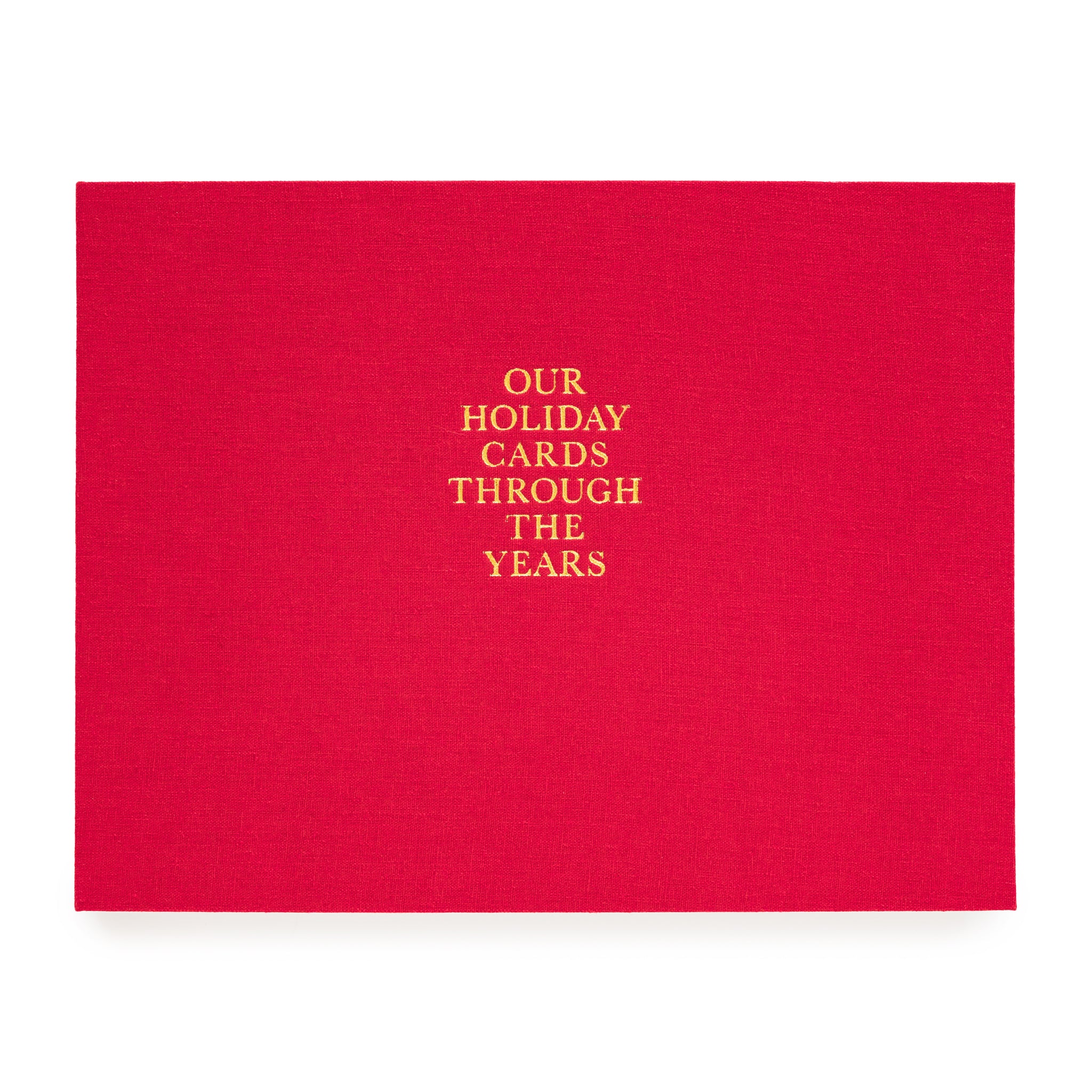 Red Holiday Card Keepsake Book | Sugar Paper