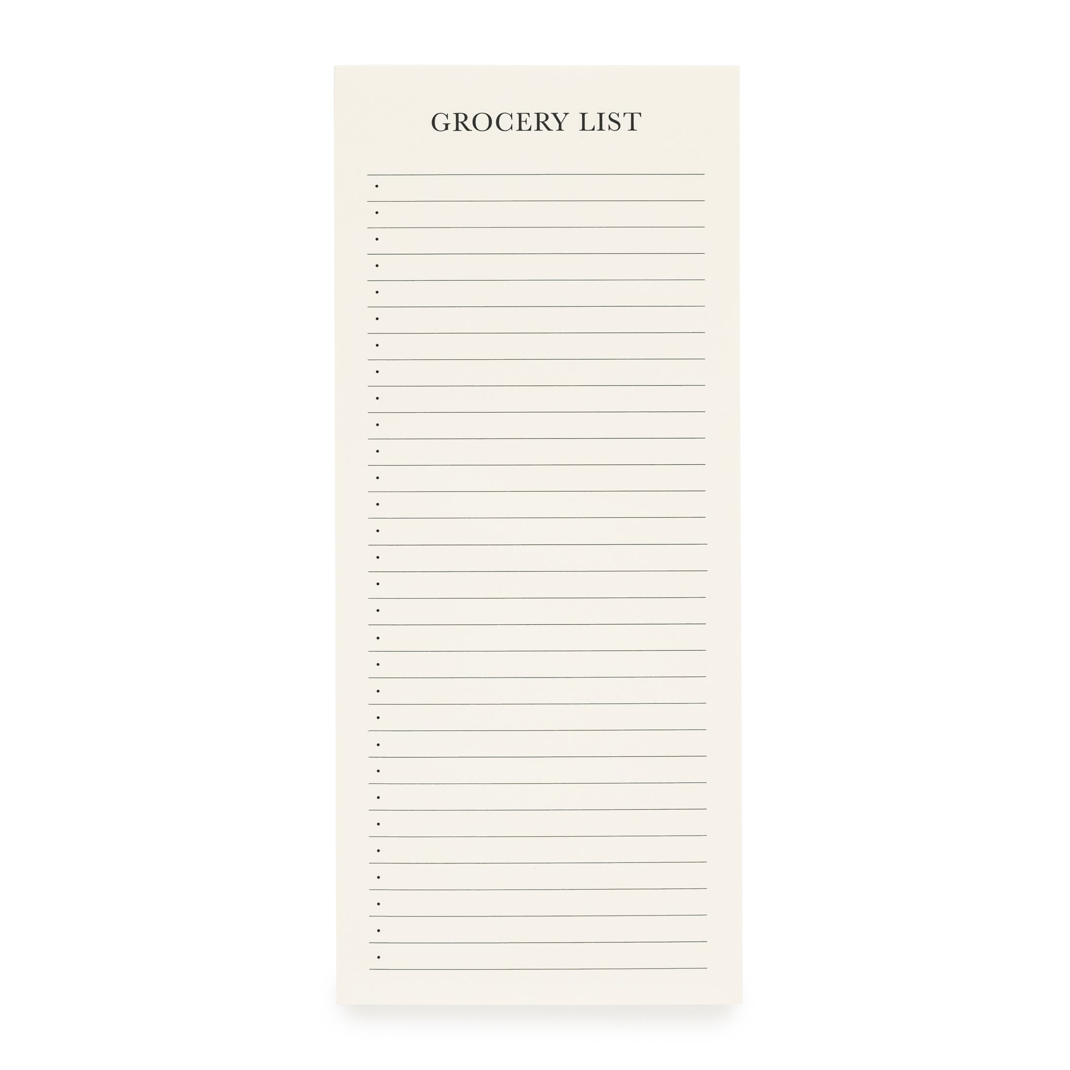 Magnetic Grocery List Pad | Sugar Paper
