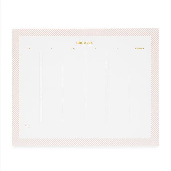Pink Weekly To Do List Pad | Sugar Paper