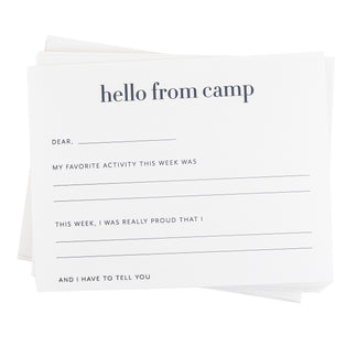 Camp Notes – Sugar Paper