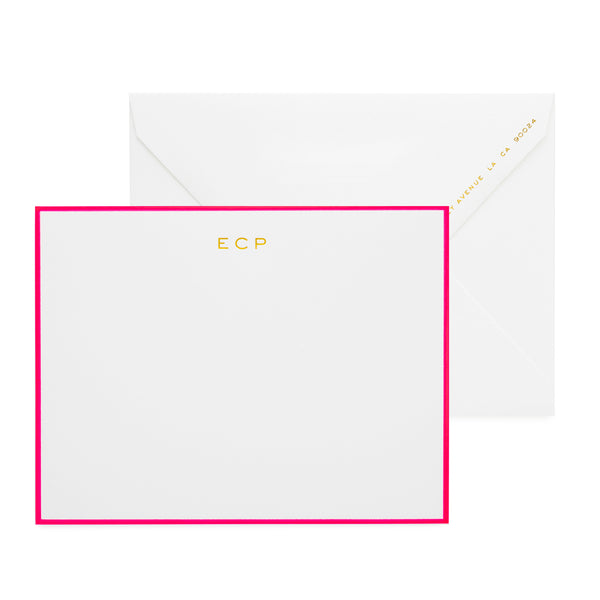 ECP Monogram Custom Stationery | Sugar Paper