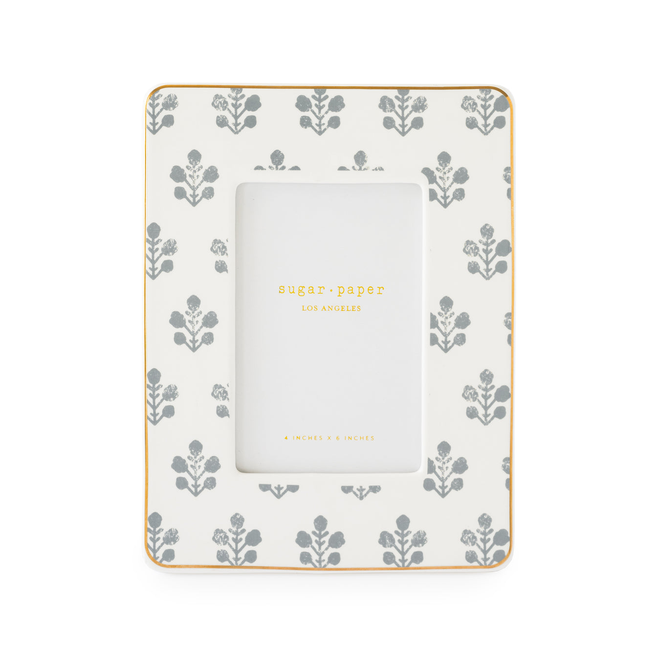 Dusty Blue Floral Frame | Sugar Paper
