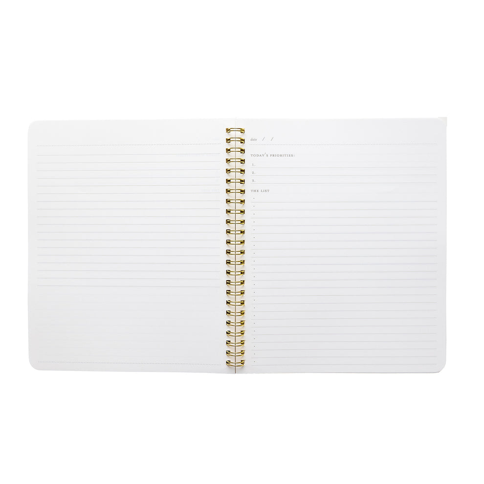 Spiral Bound Notebook, Office Green | Sugar Paper