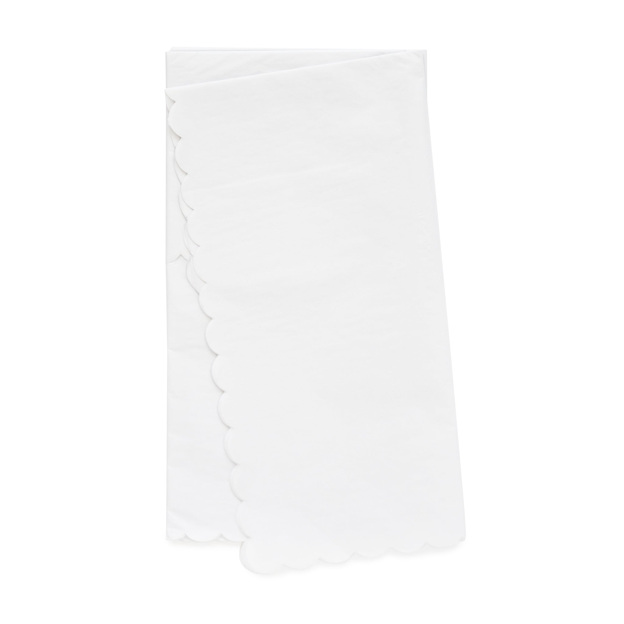 White Scallop Tissue Paper | Sugar Paper