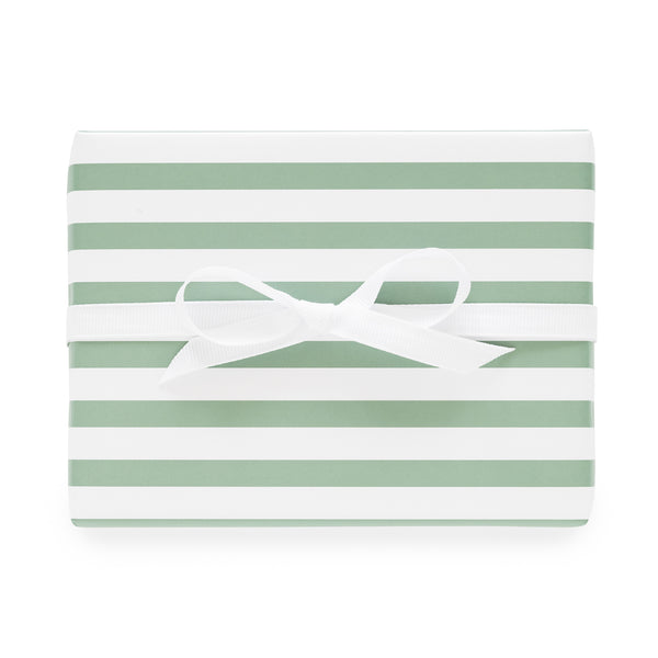 Green Stripe Wrapping Paper | Sugar Paper