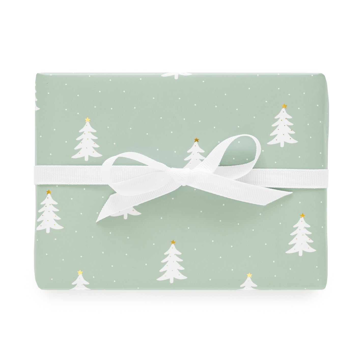 Green Christmas Tree Wrapping Paper | Sugar Paper
