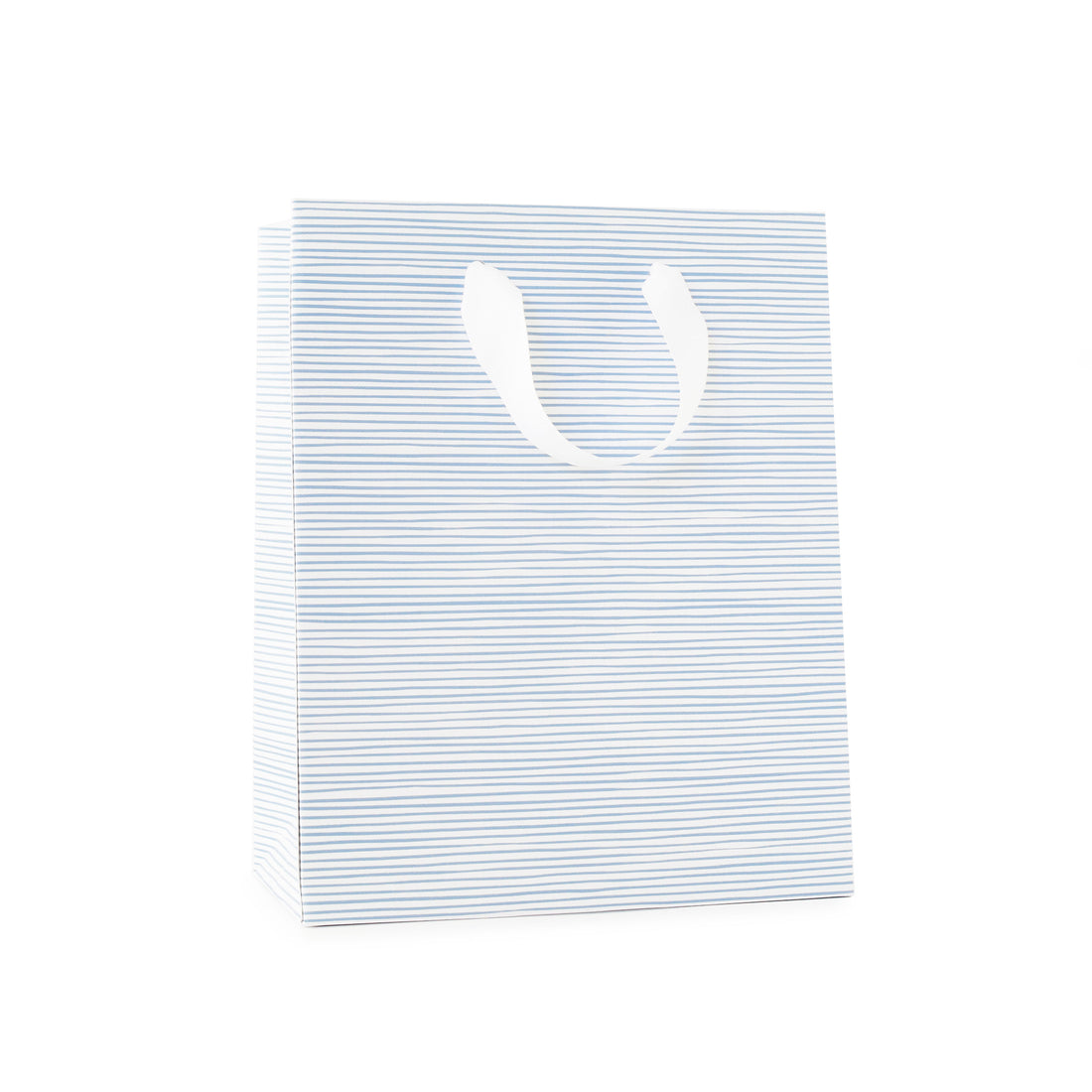 Blue Painted Stripe Gift Bag | Sugar Paper