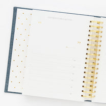 Baby Milestone Book, Chambray | Sugar Paper