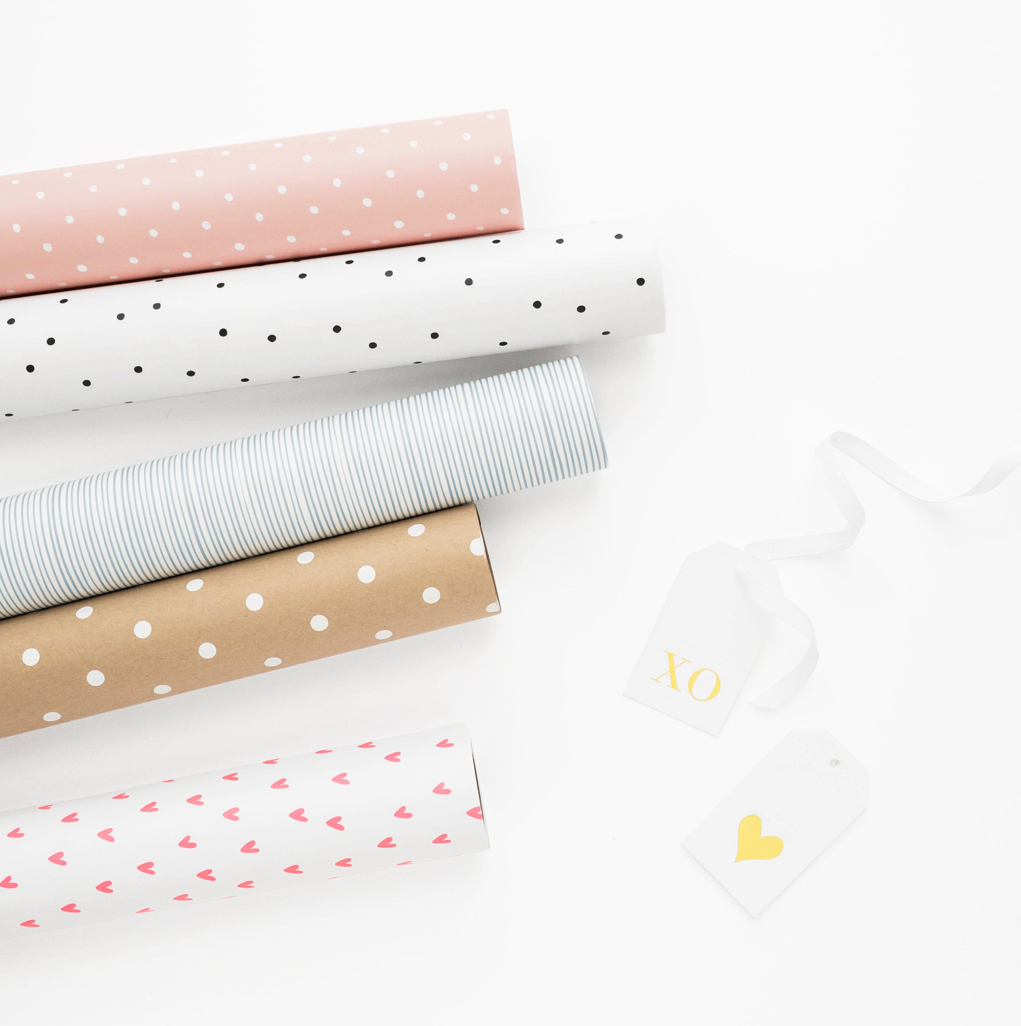 Blue Stripe Wrapping Paper | Sugar Paper