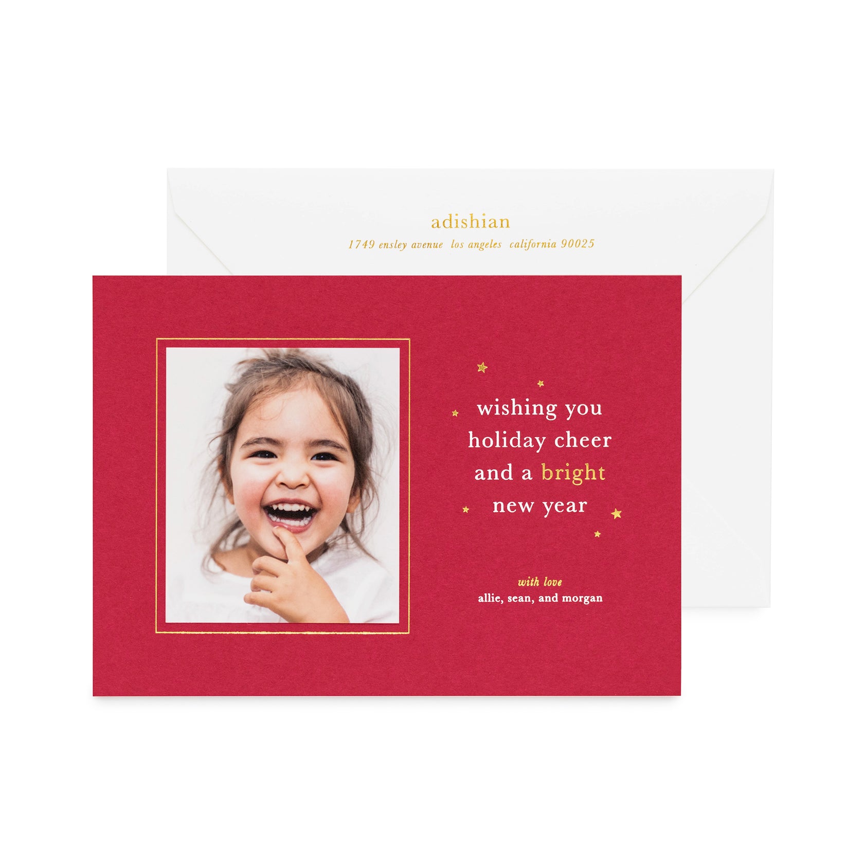 Holiday Cheer Custom Holiday Cards | Sugar Paper