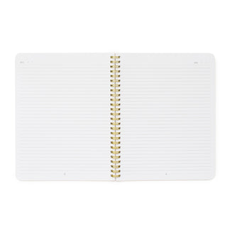 Spiral Bound Notebook, Office Green | Sugar Paper