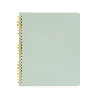 Spiral Bound Notebook, Office Green | Sugar Paper