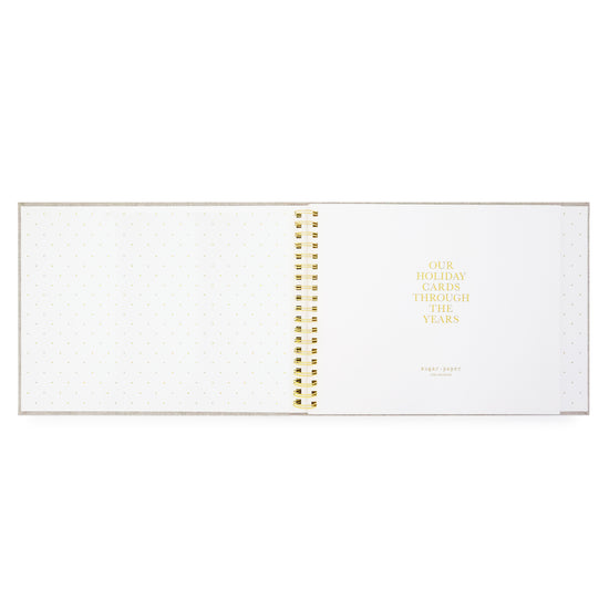 Flax Holiday Card Keepsake Book | Sugar Paper