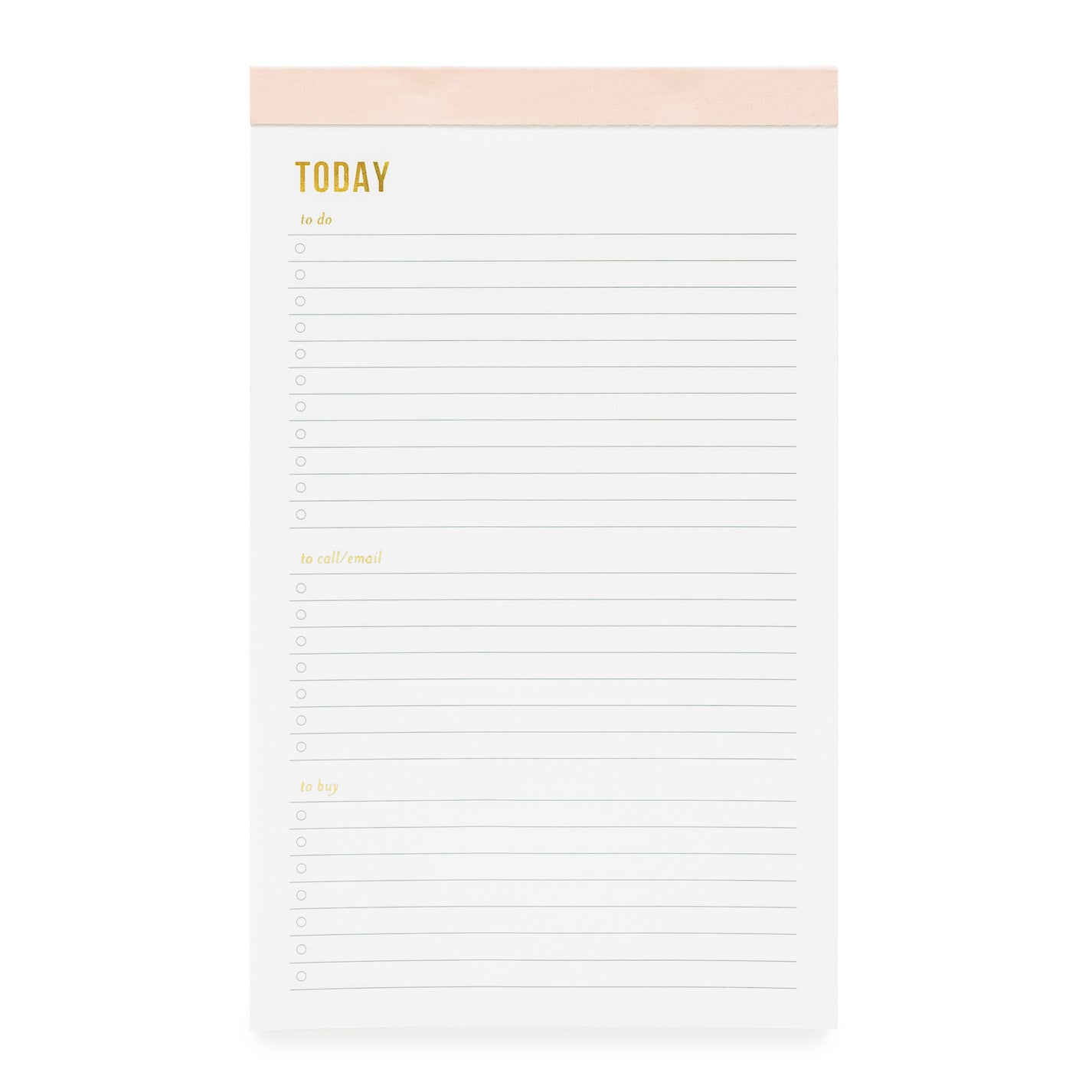 Pink Today List Pad | Sugar Paper