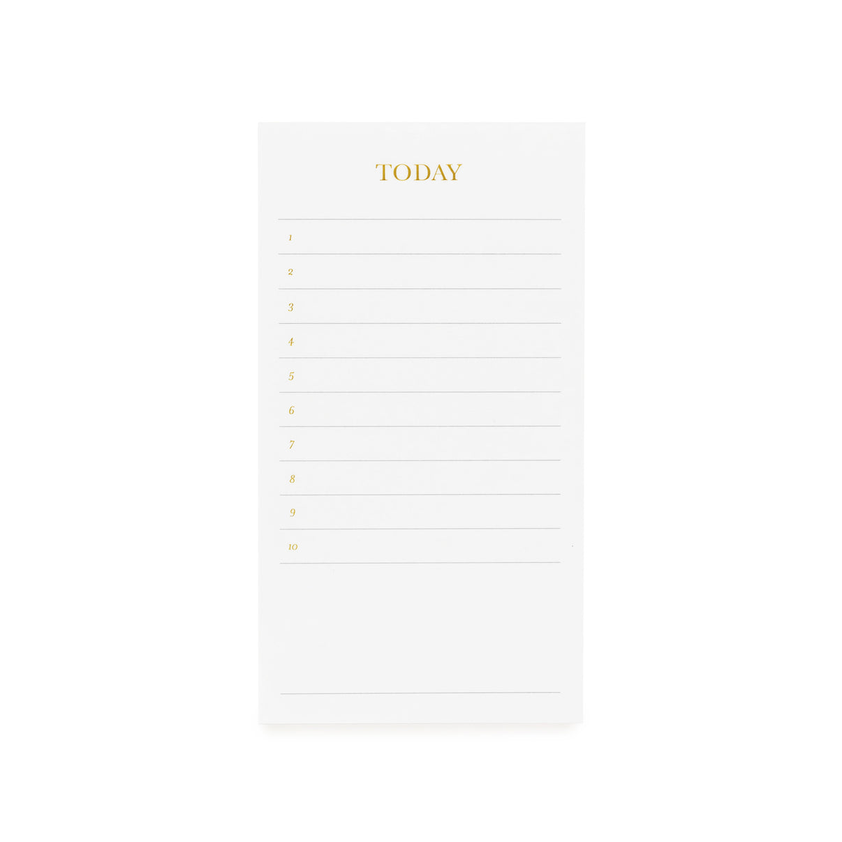 White Today List Pad | Sugar Paper