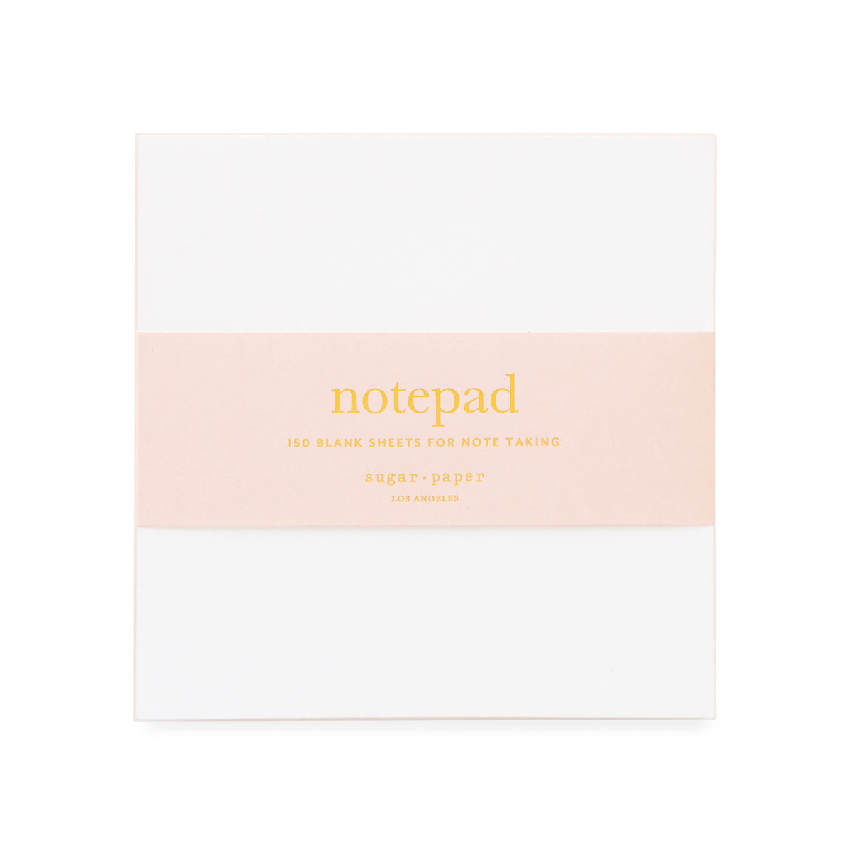 Pale Pink Painted Notepad | Sugar Paper