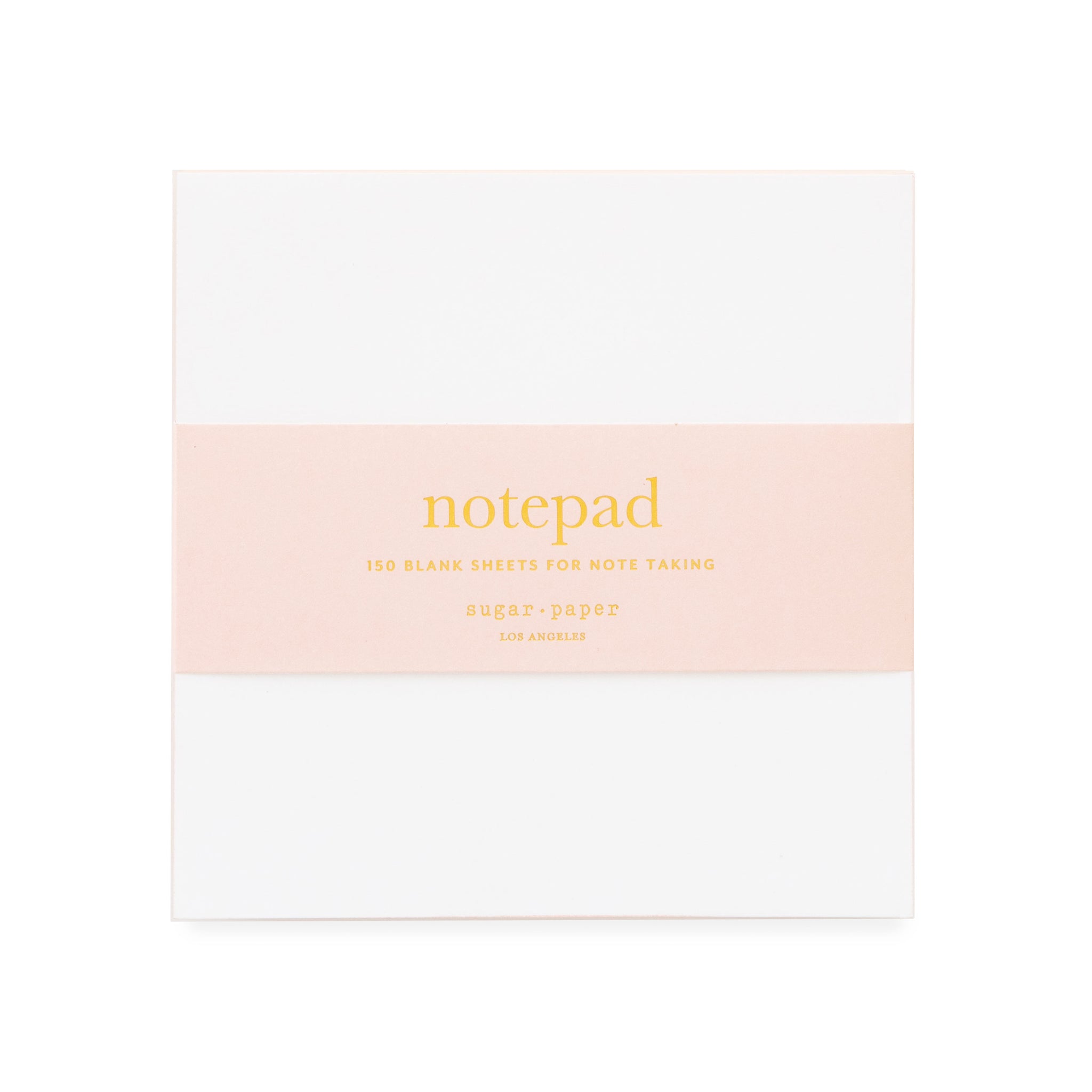 Pale Pink Painted Notepad | Sugar Paper