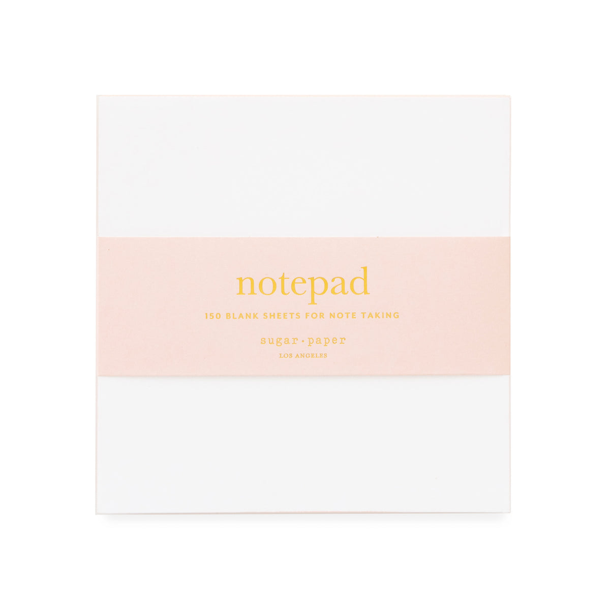 Pale Pink Painted Notepad | Sugar Paper