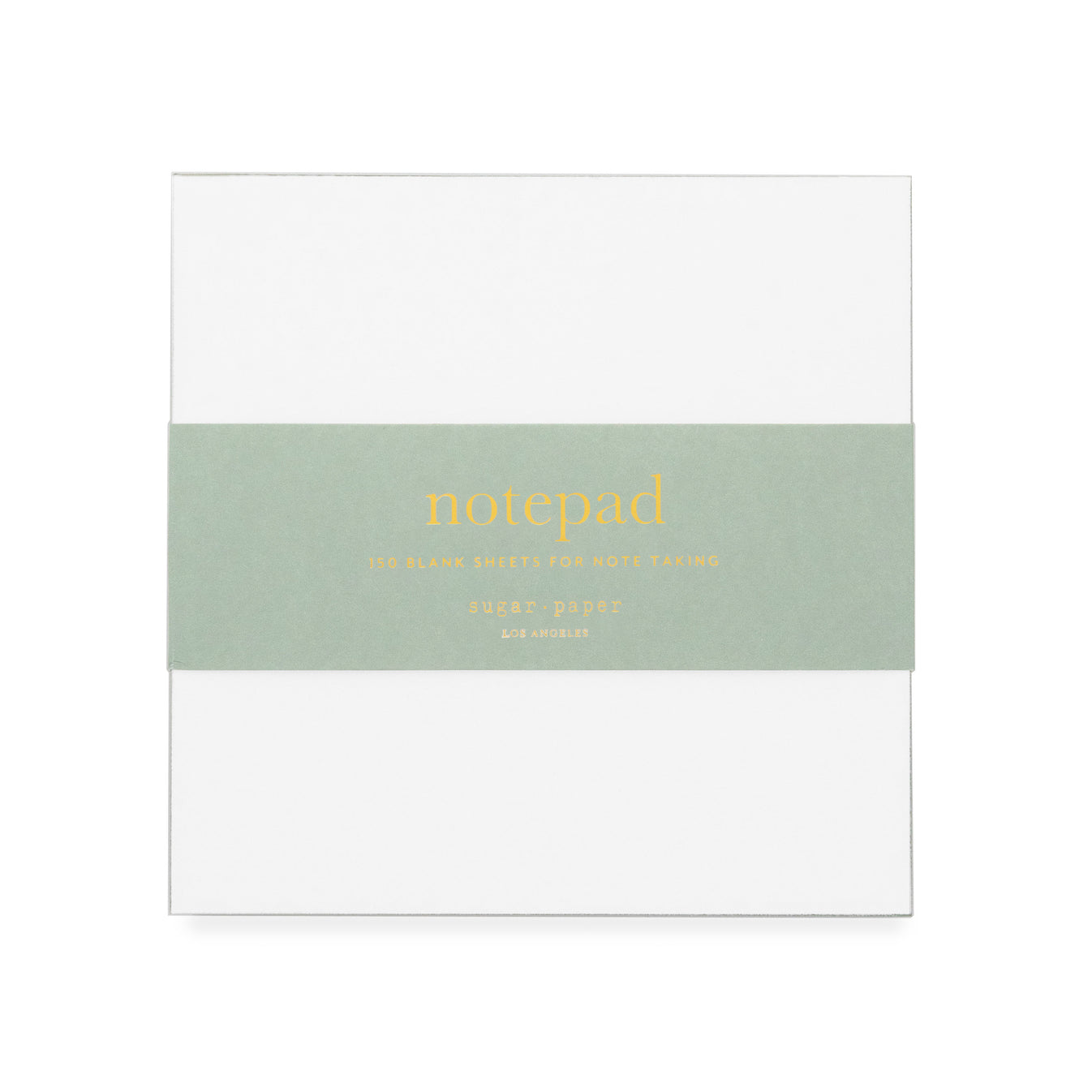 Green Painted Notepad | Sugar Paper