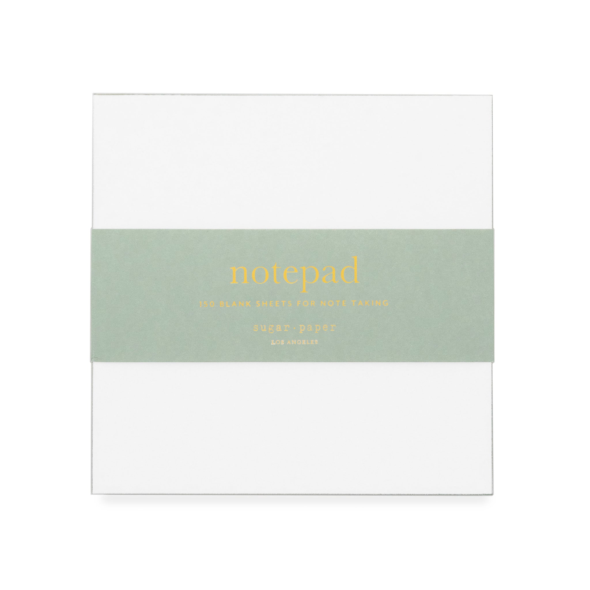 Green Painted Notepad | Sugar Paper