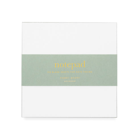 Green Painted Notepad | Sugar Paper