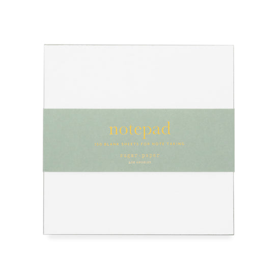 Green Painted Notepad | Sugar Paper