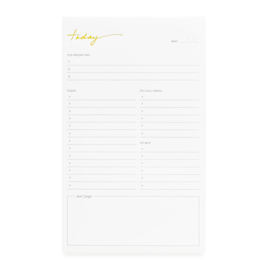 Breathing Room x Sugar Paper Today Pad