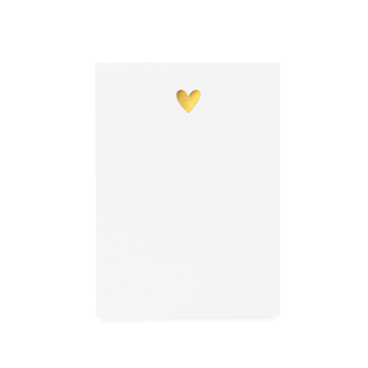 Mini Notepad, Gold Heart – Sugar Paper
