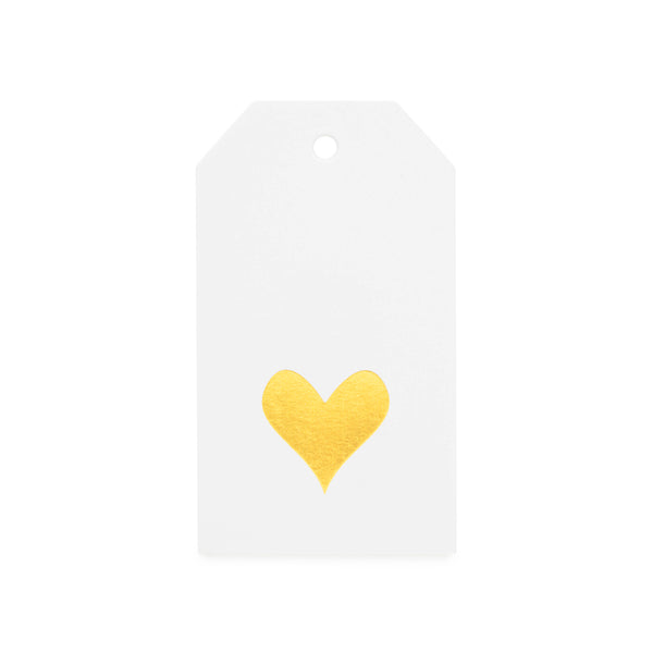 Gold Heart Gift Tag – Sugar Paper